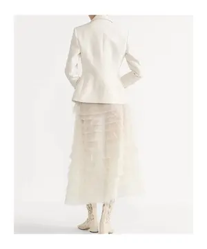 Dior Fitted Jacket With Mulberry Silk Satin Covered Buttons