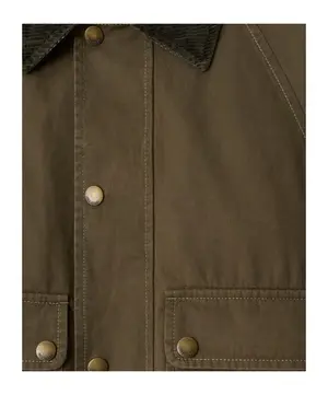 Burberry Long Sleeved Field Jacket With Equestrian Knight Design Tag - Mire