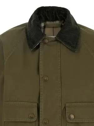 Burberry Long Sleeved Field Jacket With Equestrian Knight Design Tag