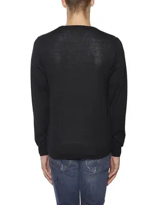 PAOLO PECORA Long Sleeve Zip-up Sweater