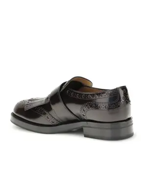 Church's Tassel-embellished Brogue With Buckle Strap - Black