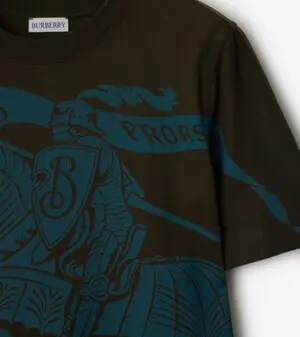 Burberry Equestrian Knight Print Crewneck T-shirt - Snug