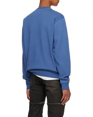 Isabel Marant Étoile Logo Print Crewneck Sweatshirt - Blue