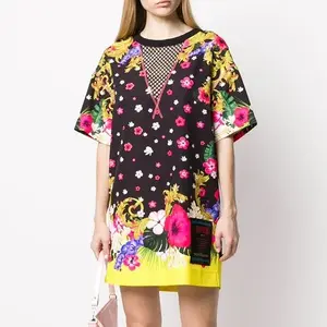 Versace Printed T-shirt Dress