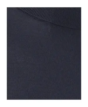 ZANONE Flexwool Turtleneck Knitwear With Ribbed Details - Black