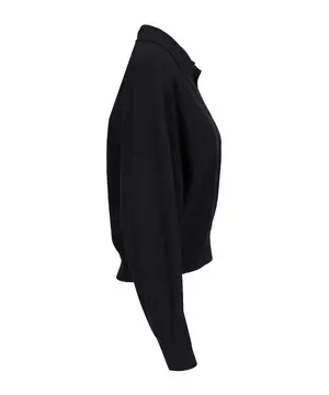 LISA YANG Katriel Loose Polo Knitted Sweater - Blue