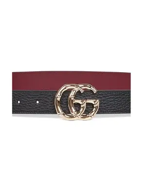 Gucci Double G Logo Plaque Belt