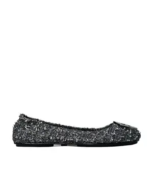 Tory Burch Minnie Travel Ballet Flats With Metal Double T