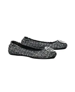 Tory Burch Minnie Travel Ballet Flats With Metal Double T
