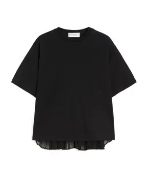 Sportmax Pleated Panel T-shirt