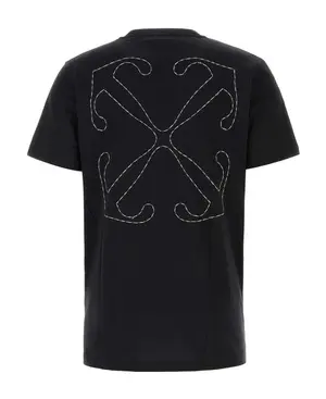 Off-White Logo Embroidered Crewneck T-shirt
