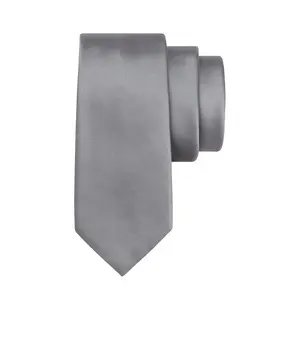 FERRAGAMO Logo Neck Tie - Gray