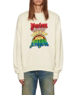 Palm Angels Crewneck Knitted Jumper
