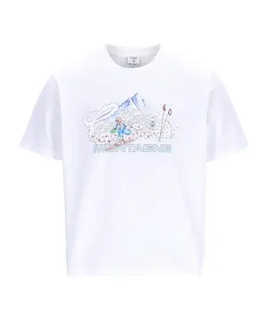 Casablanca Floral-embroidered Crewneck T-shirt