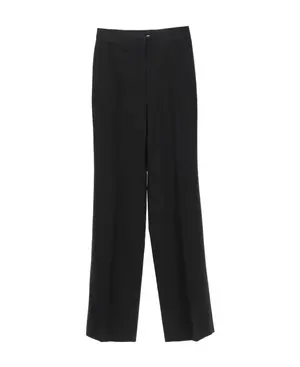 Stella McCartney Tailored Wool Flared Trousers - Black