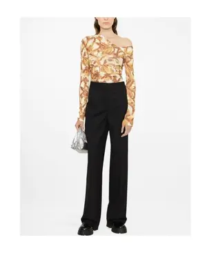 Stella McCartney Tailored Wool Flared Trousers - Black