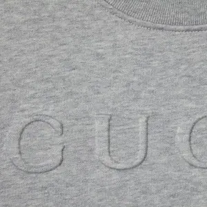 Gucci Crewneck Sweatshirt With Embossed Logo