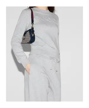 Gucci Crewneck Sweatshirt With Embossed Logo