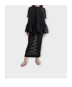 Cecilie Bahnsen Susi Ruffled Blouse - Black