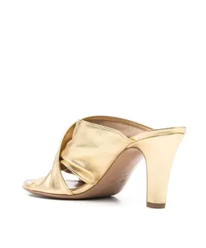 Paris Texas Round Toe High Heeled Sandals