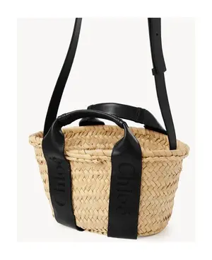 Chloé Sense Small Woven Basket Bag