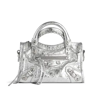 Balenciaga Le City Mini Shoulder Bag - Silver