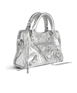 Balenciaga Le City Mini Shoulder Bag - Silver
