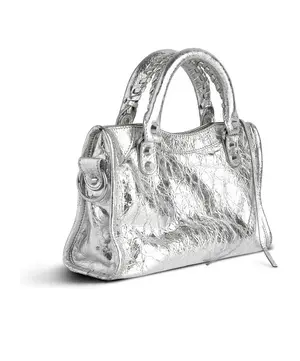 Balenciaga Le City Mini Shoulder Bag - Silver
