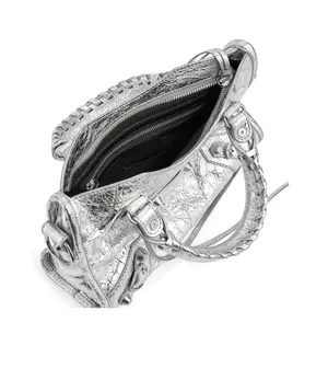 Balenciaga Le City Mini Shoulder Bag - Silver