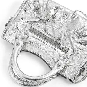 Balenciaga Le City Mini Shoulder Bag - Silver