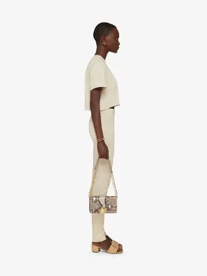 Givenchy Logo Plaque Slim Fit Stirrup Pants