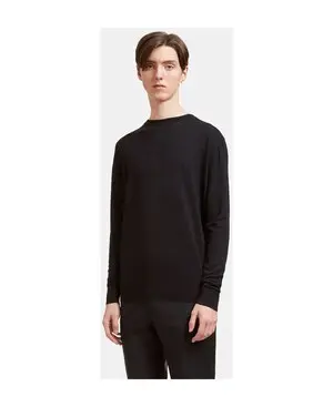 AIEZEN Crew Neck Cashmere Silk Blend Sweater