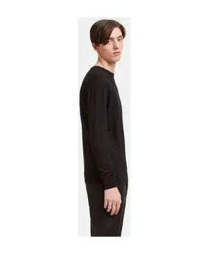 AIEZEN Crew Neck Cashmere Silk Blend Sweater