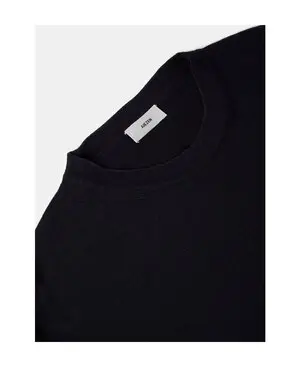 AIEZEN Crew Neck Cashmere Silk Blend Sweater
