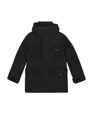 Stone Island Hooded Cargo Pocket Jacket