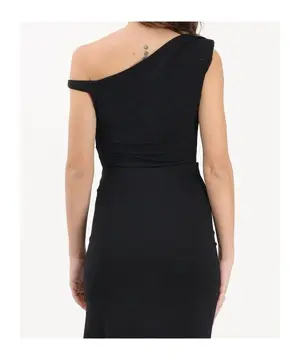 Elisabetta Franchi Bodysuit With Embellished Shoulder Detail