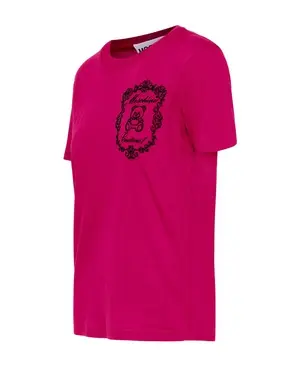 Moschino Embroidered Logo Crewneck T-shirt