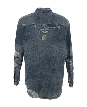 DIESEL® Distressed Denim Shirt