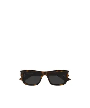 Saint Laurent Rectangle Frame Sunglasses - Black