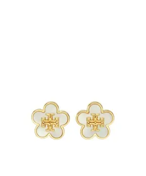 Tory Burch Kira Flower Stud Earrings - Gold