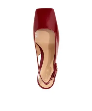 GIANVITO ROSSI Square Toe Slingback Pumps