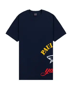 Paul & Shark T-shirt With Round Neck And Short Sleeves - Black