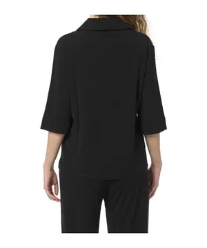 Max Mara V-neck Three-quarter Sleeve Blouse