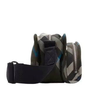 Burberry Shield Checked Camera Bag