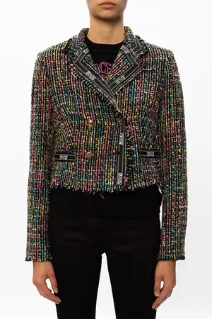 Versace Double-breasted Embroidered Jacket