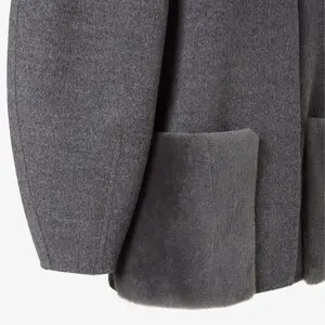 Fendi Single-breasted Cocoon Short Jacket