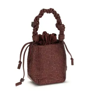 GANNI Mini Bou Drawstring Bucket Bag
