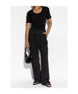R13 Dropped-crotch Wide-leg Trousers