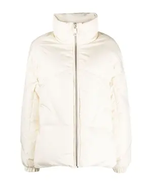 Khrisjoy Zipper Long-sleeved Down Jacket