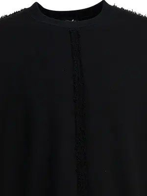 Comme Des Garçons Homme Frayed Crewneck Sweatshirt